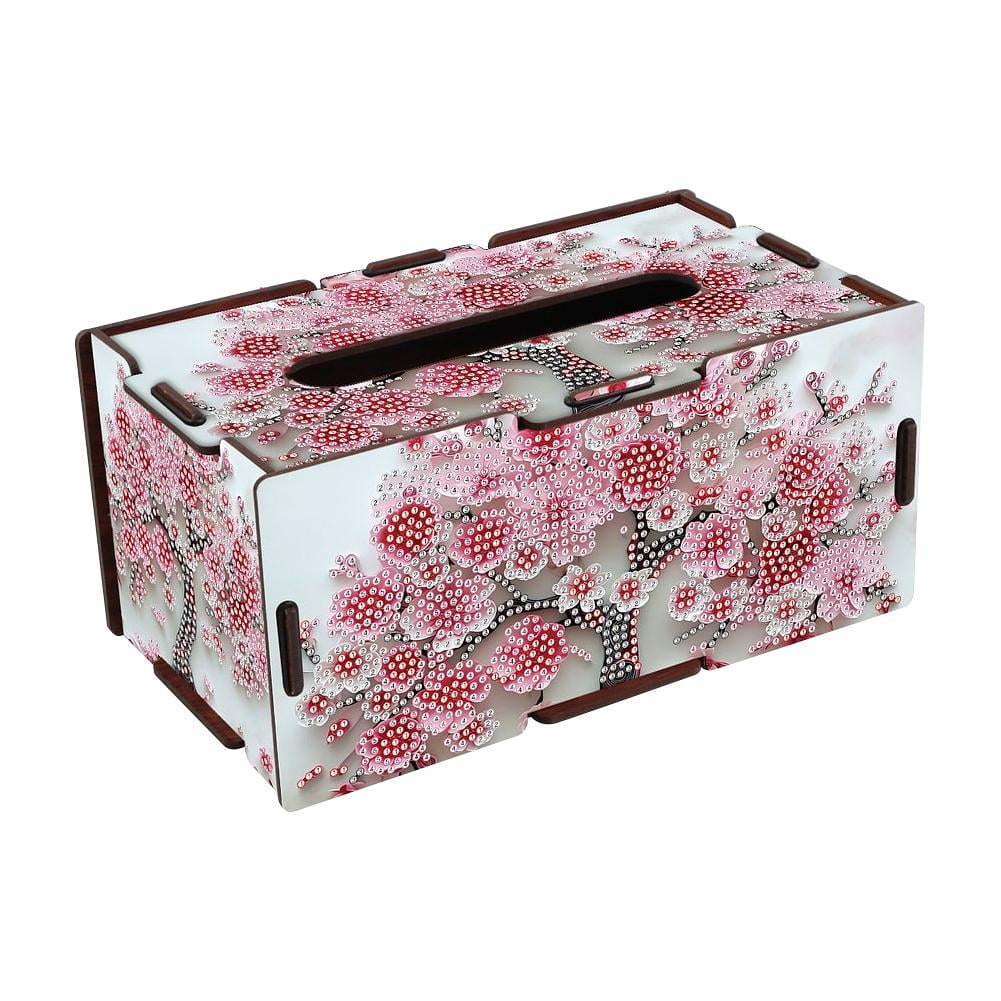 DIY Diamond Art Tissue Box, Wooden Diamond Art Napkin Holder with ...