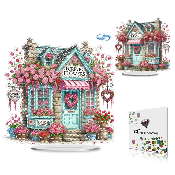 DIY Diamond Artwork Ornament, Creative Holiday Design, Irregular Shaped ...