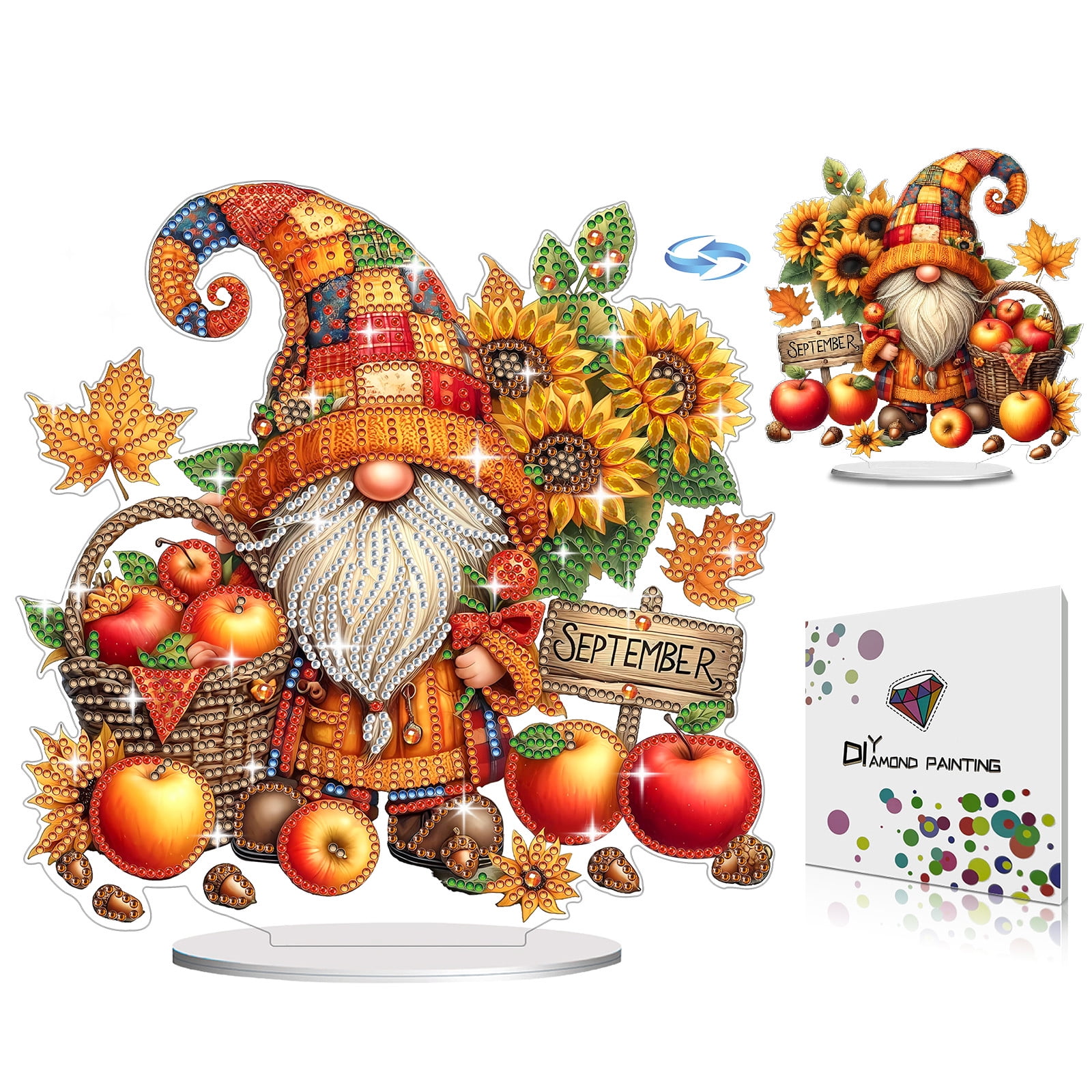 DIY Diamond Artwork Ornament, Monthly Goblin Creative Design, Acrylic ...