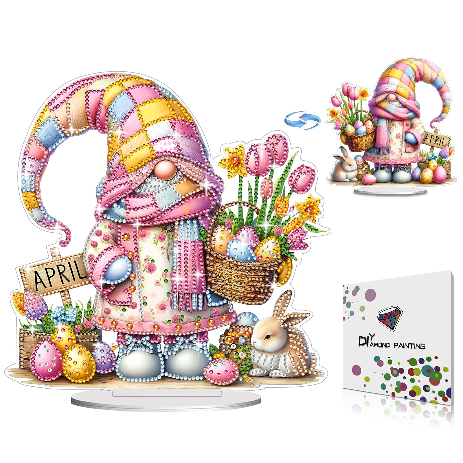 DIY Diamond Artwork Ornament, Monthly Goblin Creative Design, Acrylic ...