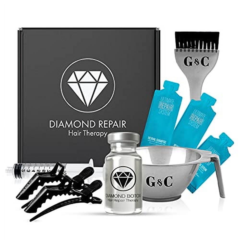 DIY Diamond Botox Hair Botox Treatment Home Kit Deep Hydration & Split ...