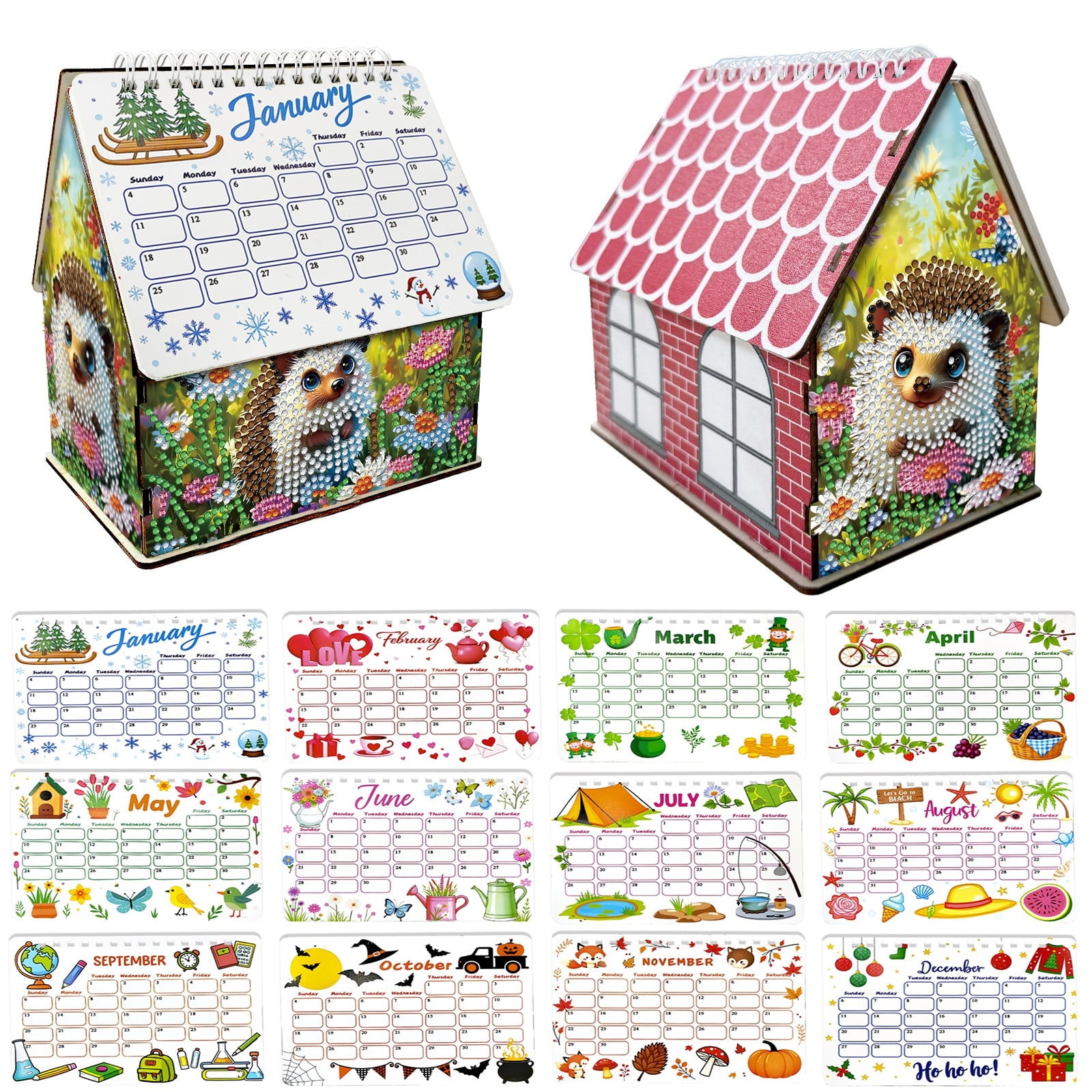 DIY Diamond Calendar Ornaments Diamond Art Painting 2026 Creative ...