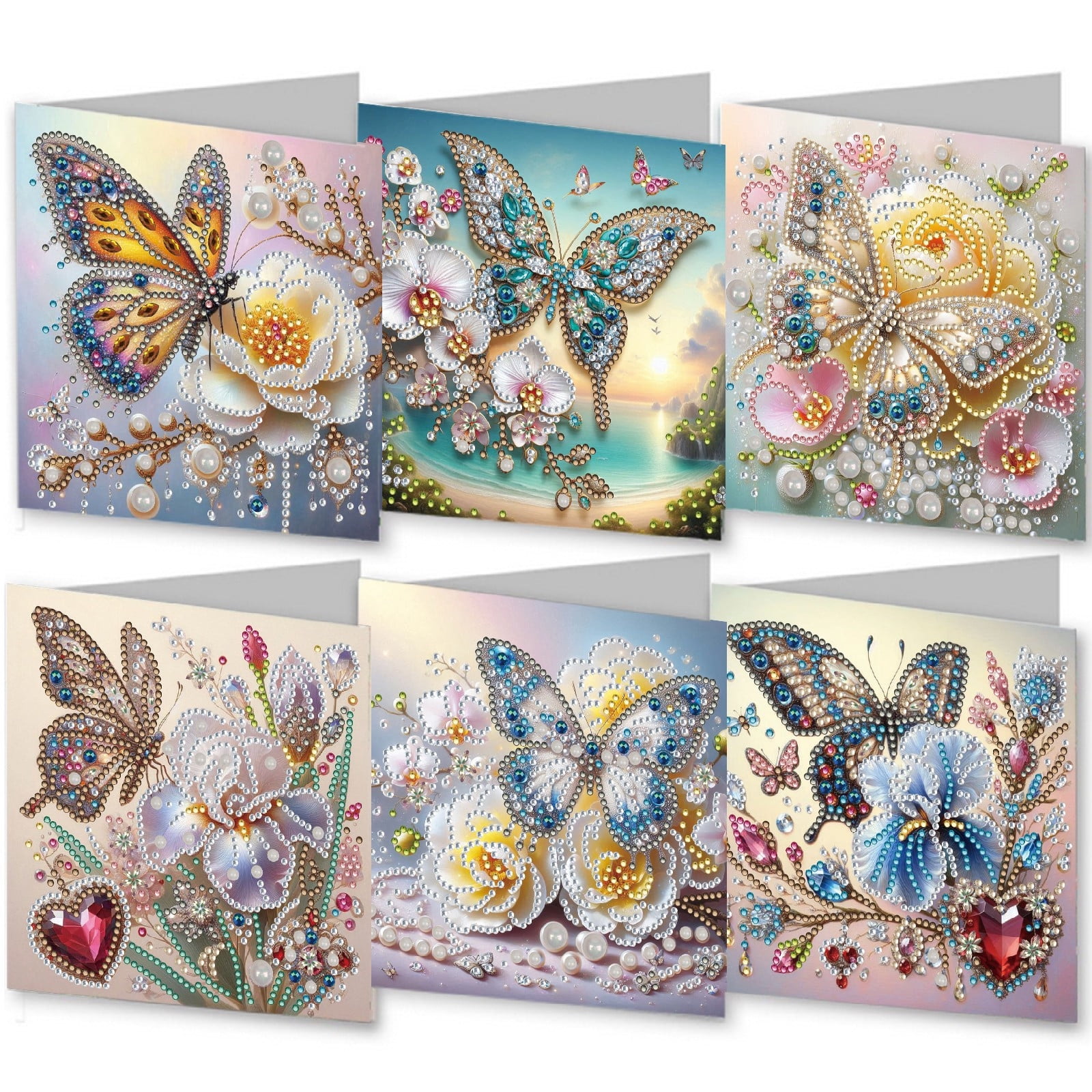 DIY Diamond Greeting Card Diamond Art Painting Creative Design Holiday ...