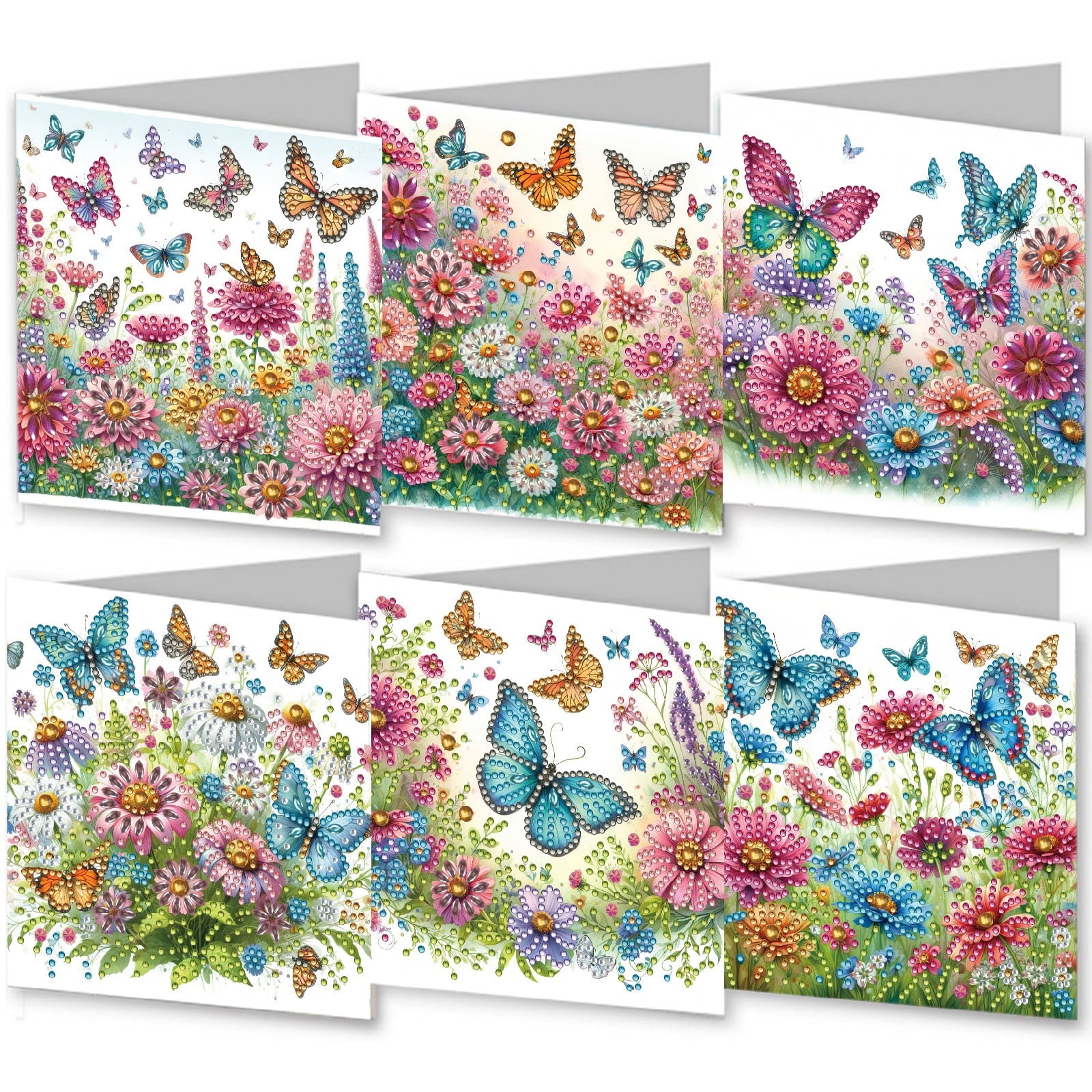 DIY Diamond Greeting Card Diamond Art Painting Creative Design Holiday ...