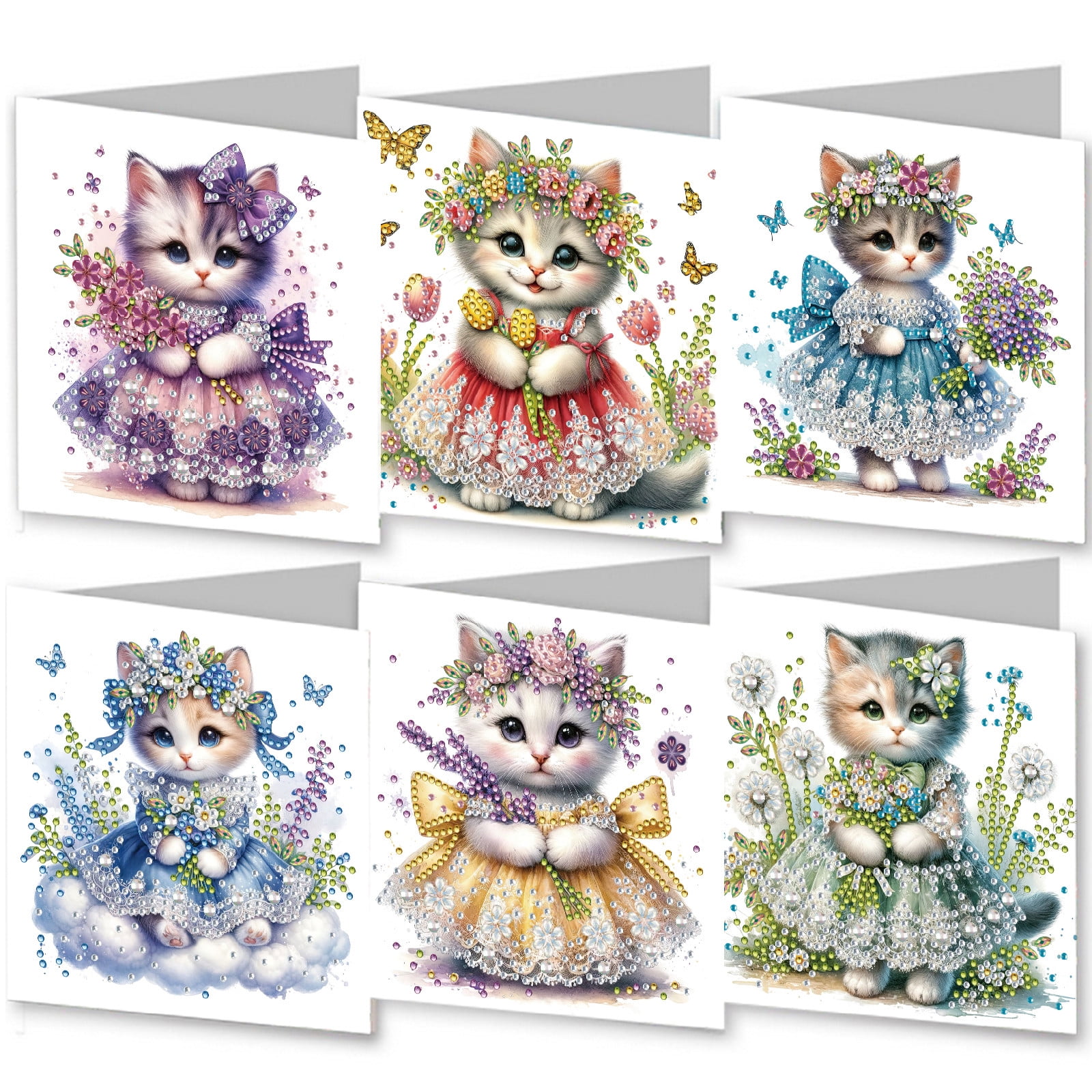 DIY Diamond Greeting Card Diamond Art Painting Creative Design Holiday ...