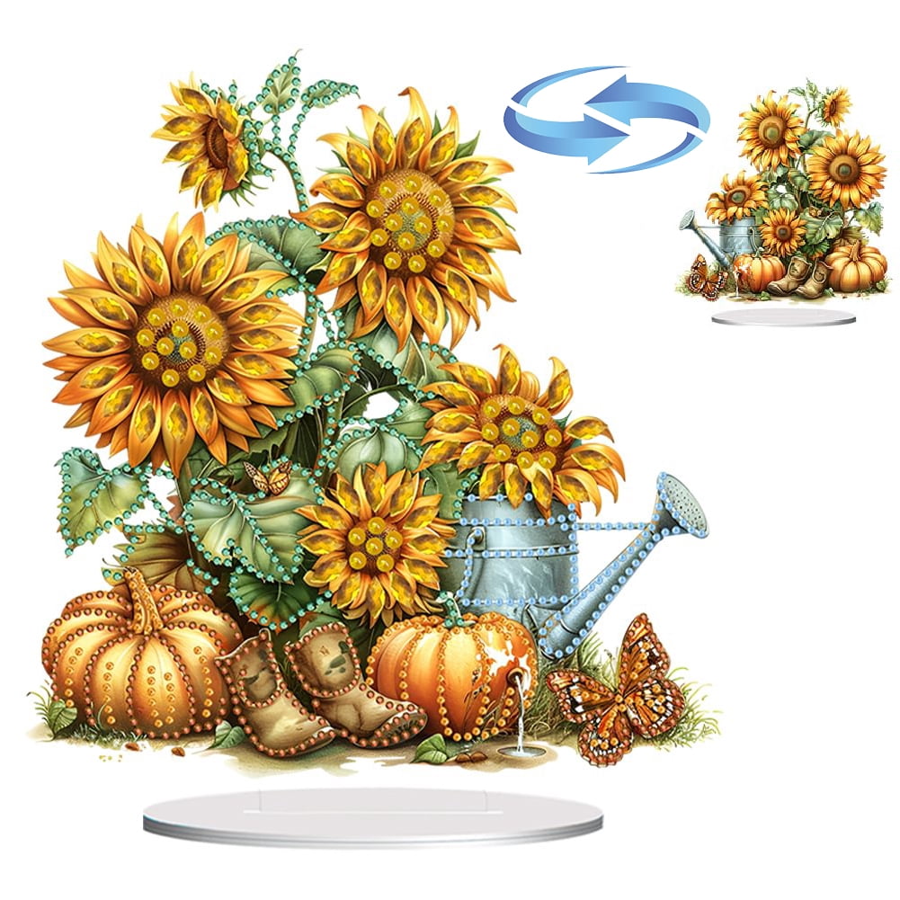 DIY Diamond Ornaments Diamond Art Painting Autumn Creative Design Pvc ...