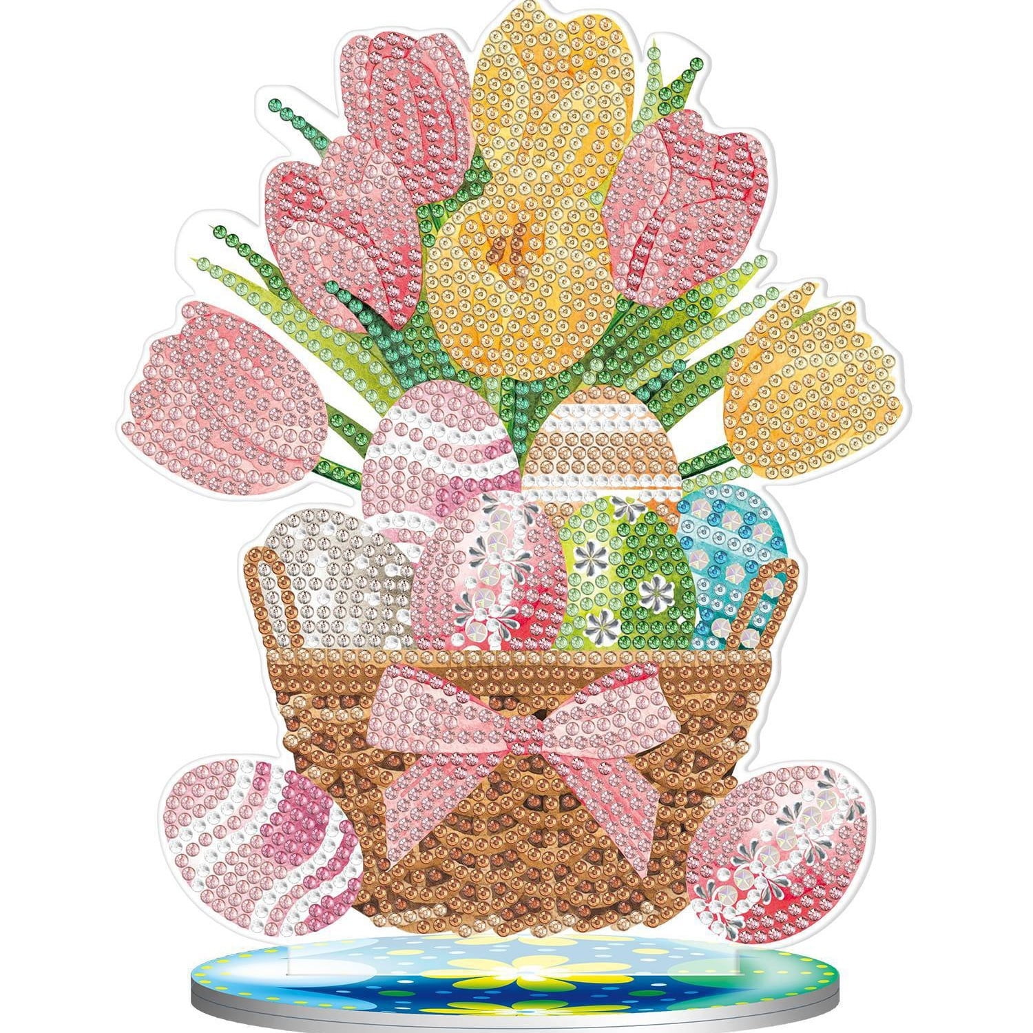 DIY Easter Bunny Kit, Full Round Drill Craft for Adults, Tabletop ...
