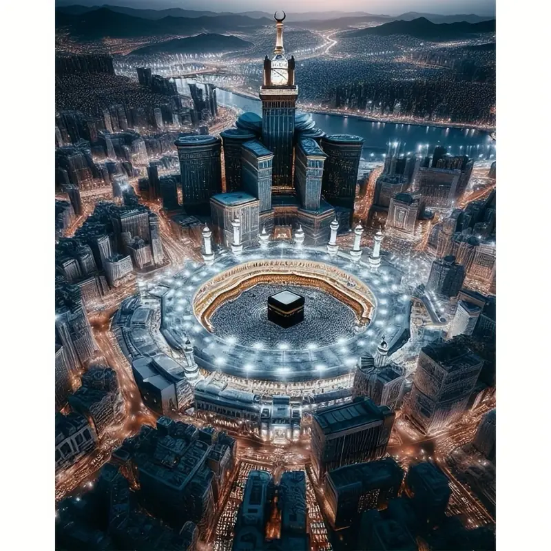 DIY Diamond Painting Kits for Adults Holy City Mecca 5D Diamond Art ...