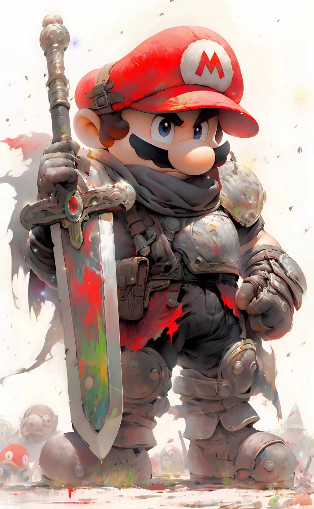 DIY Diamond Painting Mario 12x16Inch, Full Round Drill Kits Cross ...