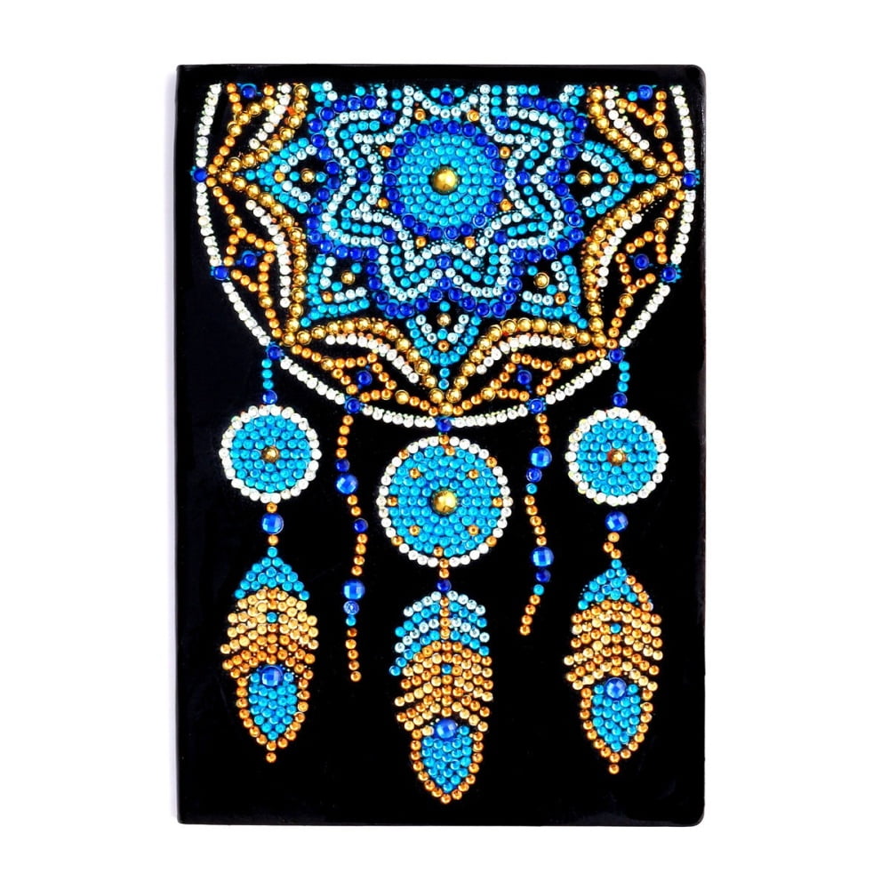 DIY Diamond Painting Notebook Kits including PU Leather Book Resin ...