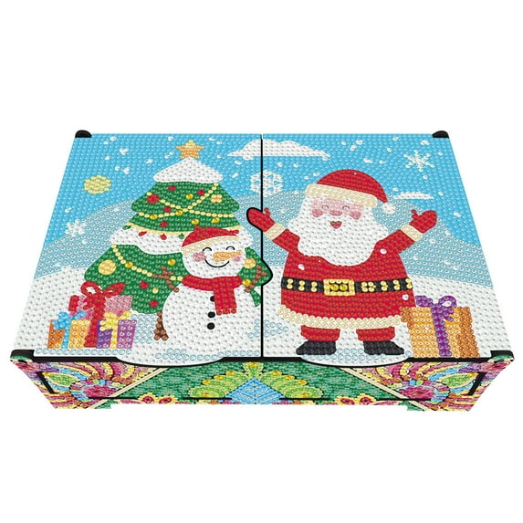 DIY Diamond Storage Box Diamond Art Painting Creative Design Wooden ...