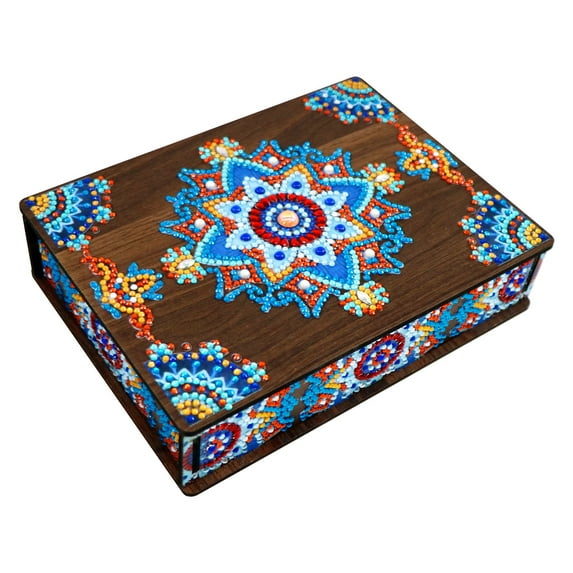 DIY Diamond Storage Box Diamond Art Painting Mandala Creative Design ...
