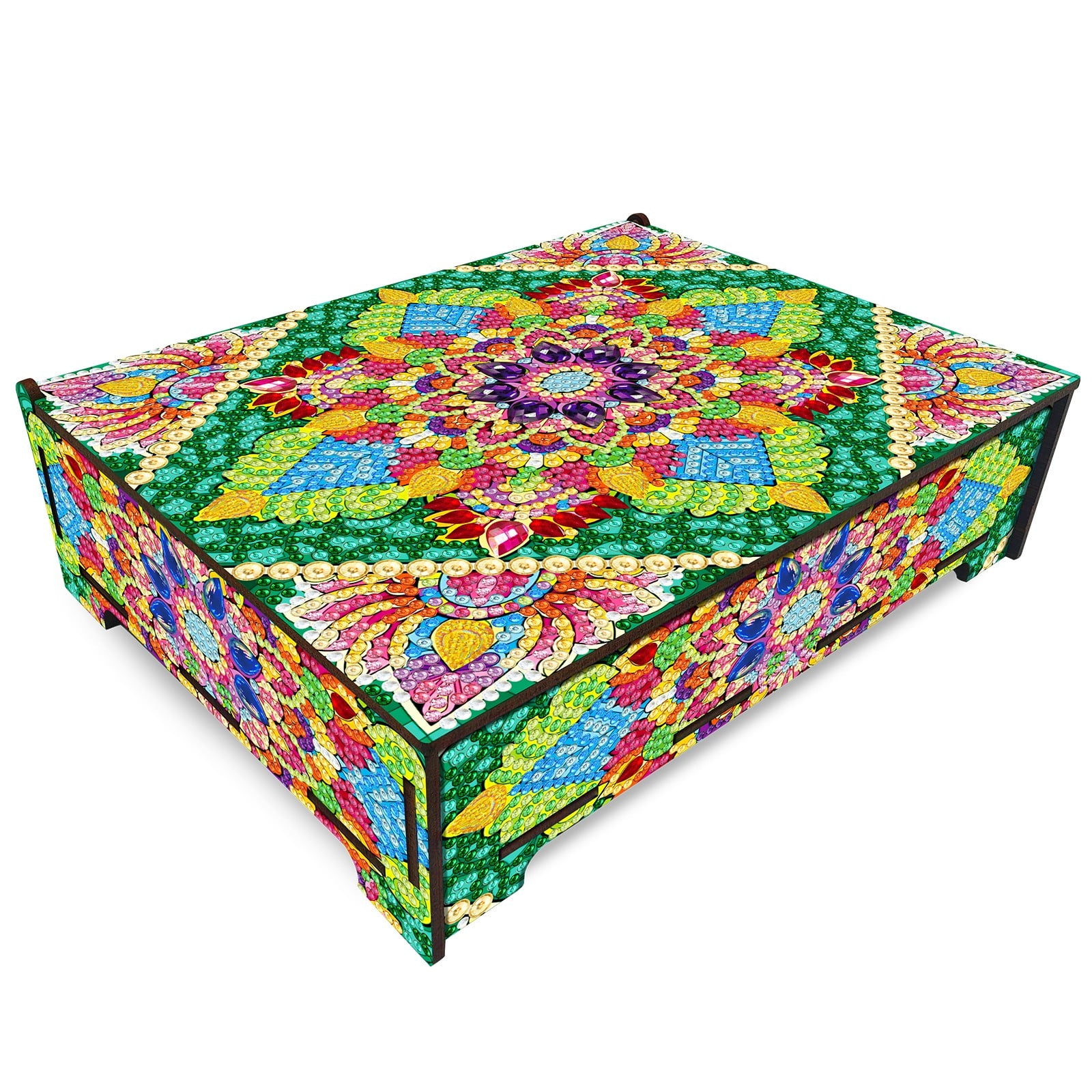 DIY Diamond Storage Box Diamond Art Painting Mandala Creative Design ...
