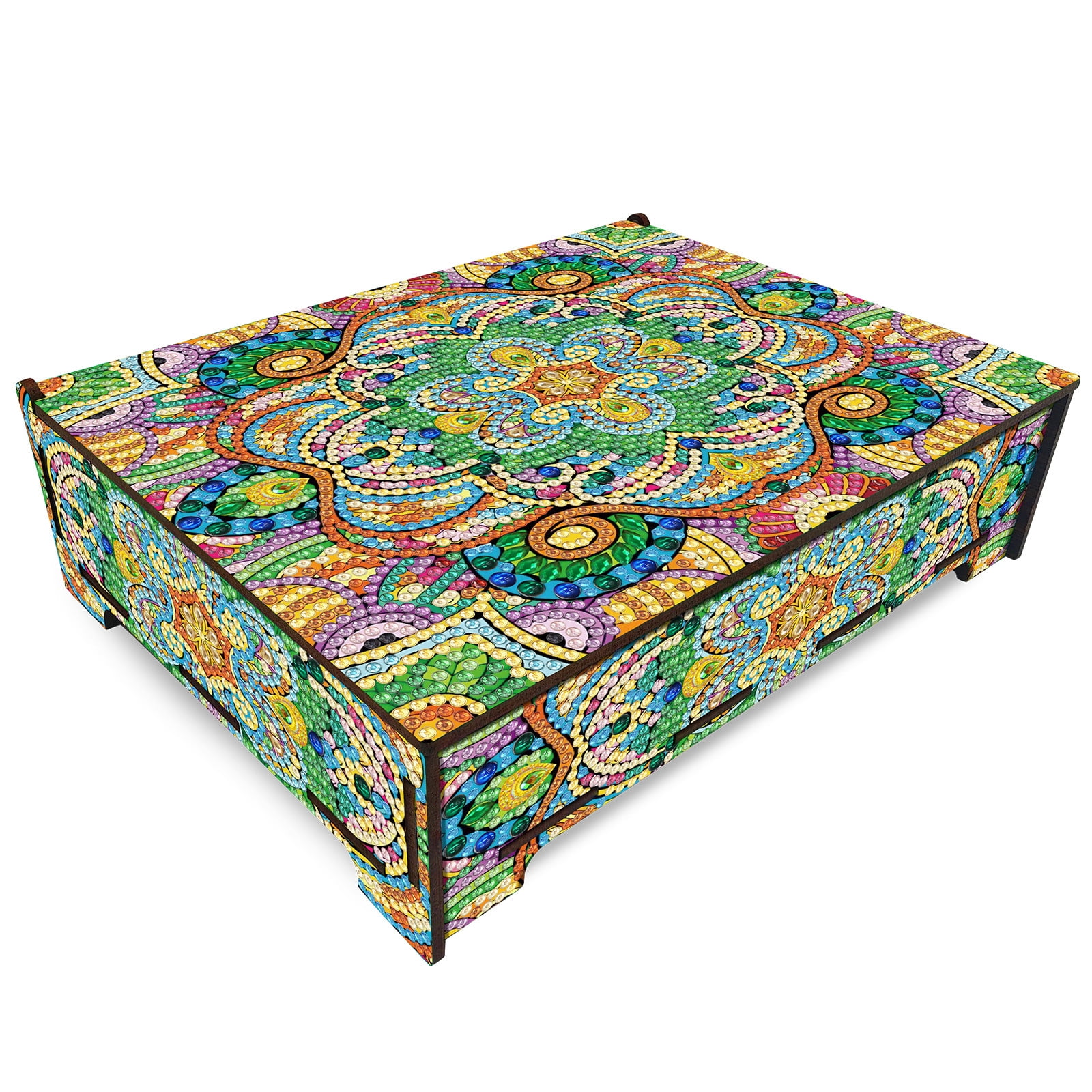 DIY Diamond Storage Box Diamond Art Painting Mandala Creative Design ...