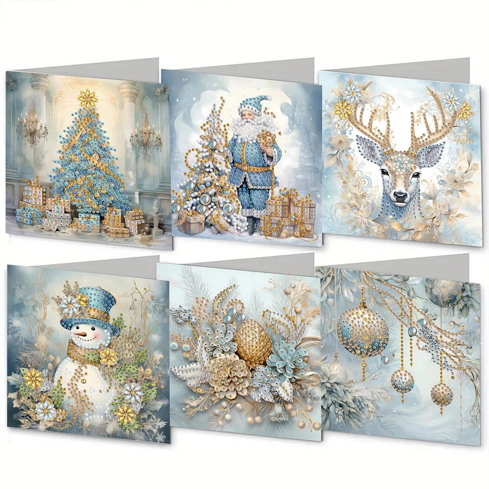 DIY Diamond art Painting Greeting Card Kit,Art Christmas Greeting Cards ...