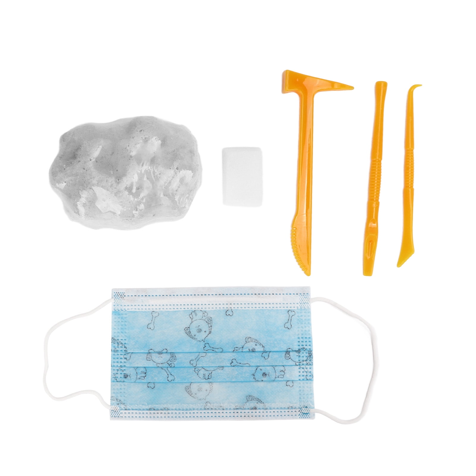 DIY Digging Fossil Kit Historical Ruins Design Plaster Mask Sponge ...