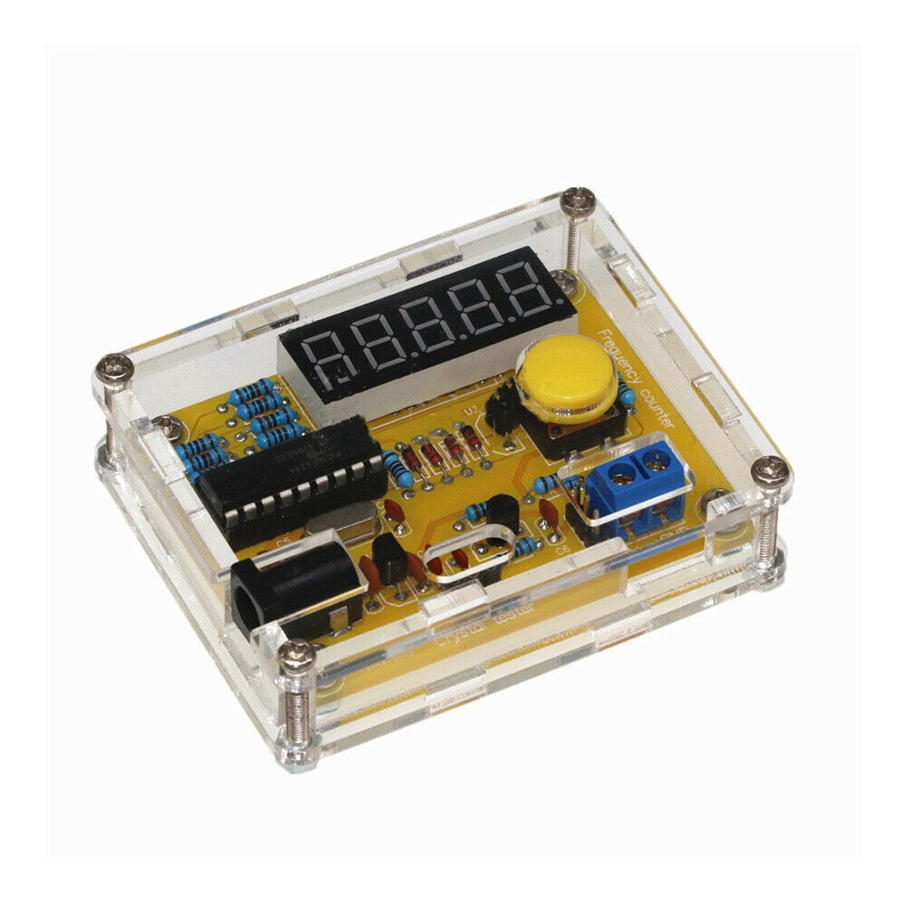 DIY Digital LED Crystal Oscillator Freq Counter Meter Tester Kit + Case ...