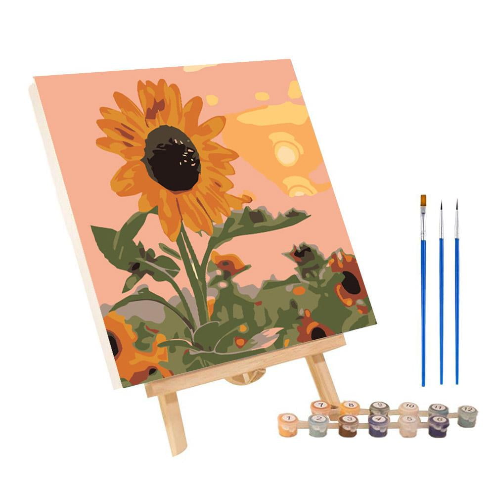 DIY Digital Oil Paint Canvas Painting By Number With Gifts Children's ...
