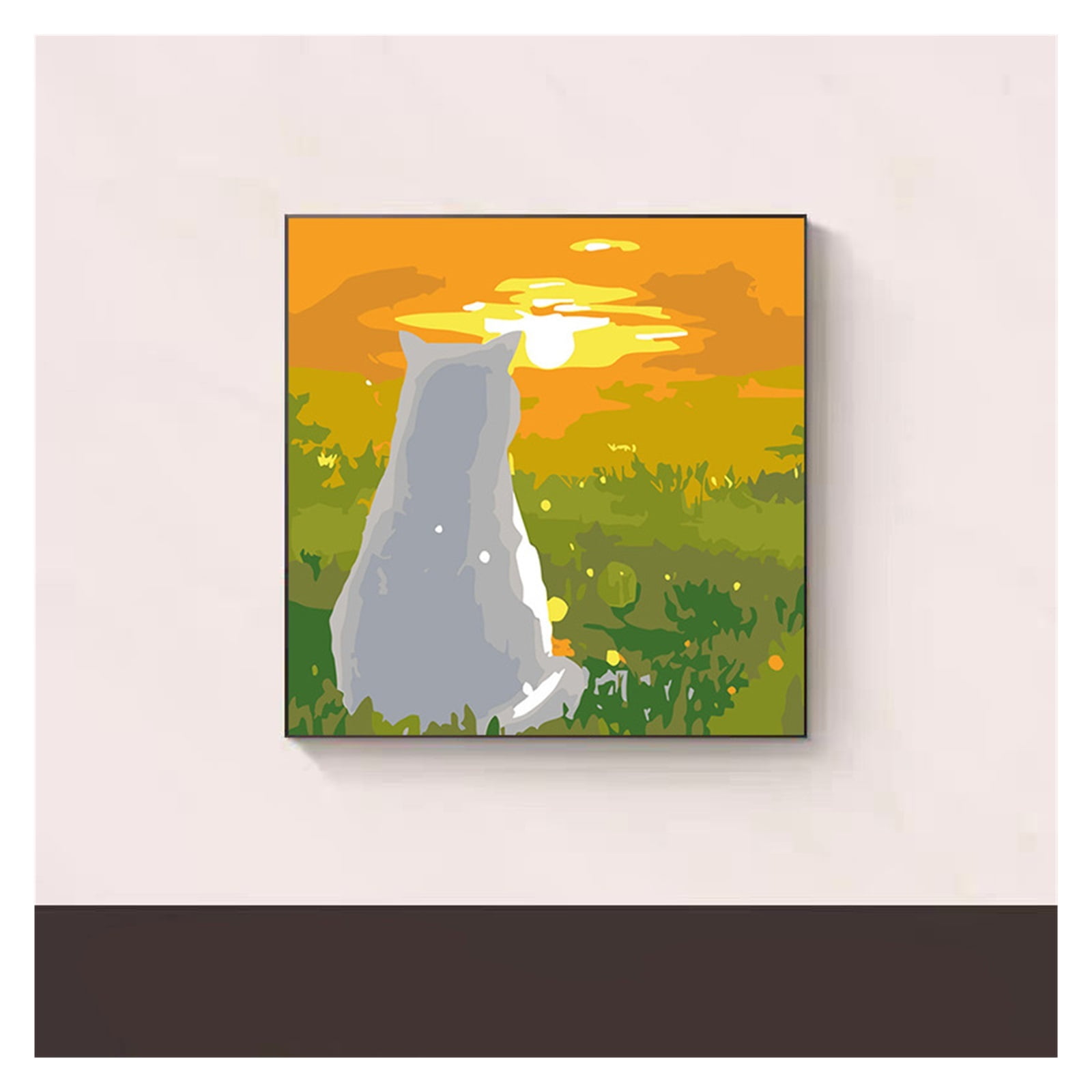 DIY Digital Oil Painting For Children Hand Painting Fill Oil Painting ...