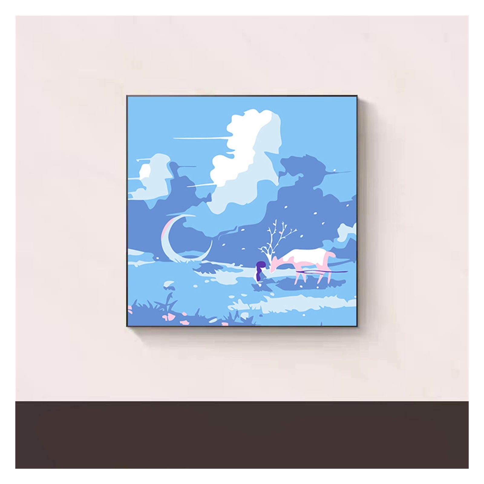 DIY Digital Oil Painting For Children Hand Painting Fill Oil Painting ...