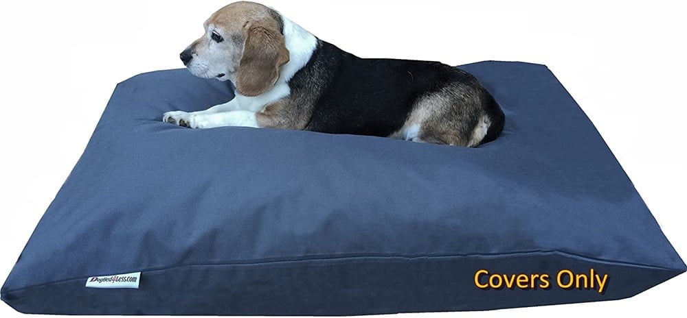 2 Pack Dogbed4less DIY Covers: Pet Pillow Bed Zipper Duvet + Waterproof ...