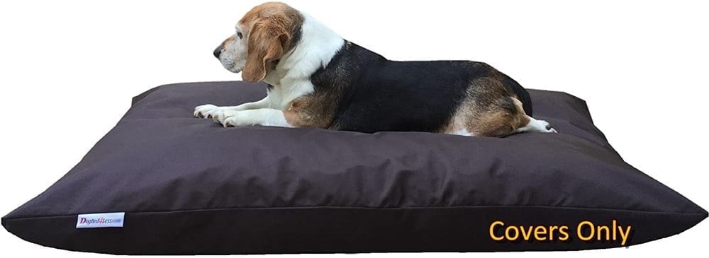 2 Pack Dogbed4less DIY Covers: Pet Pillow Bed Zipper Duvet + Waterproof ...