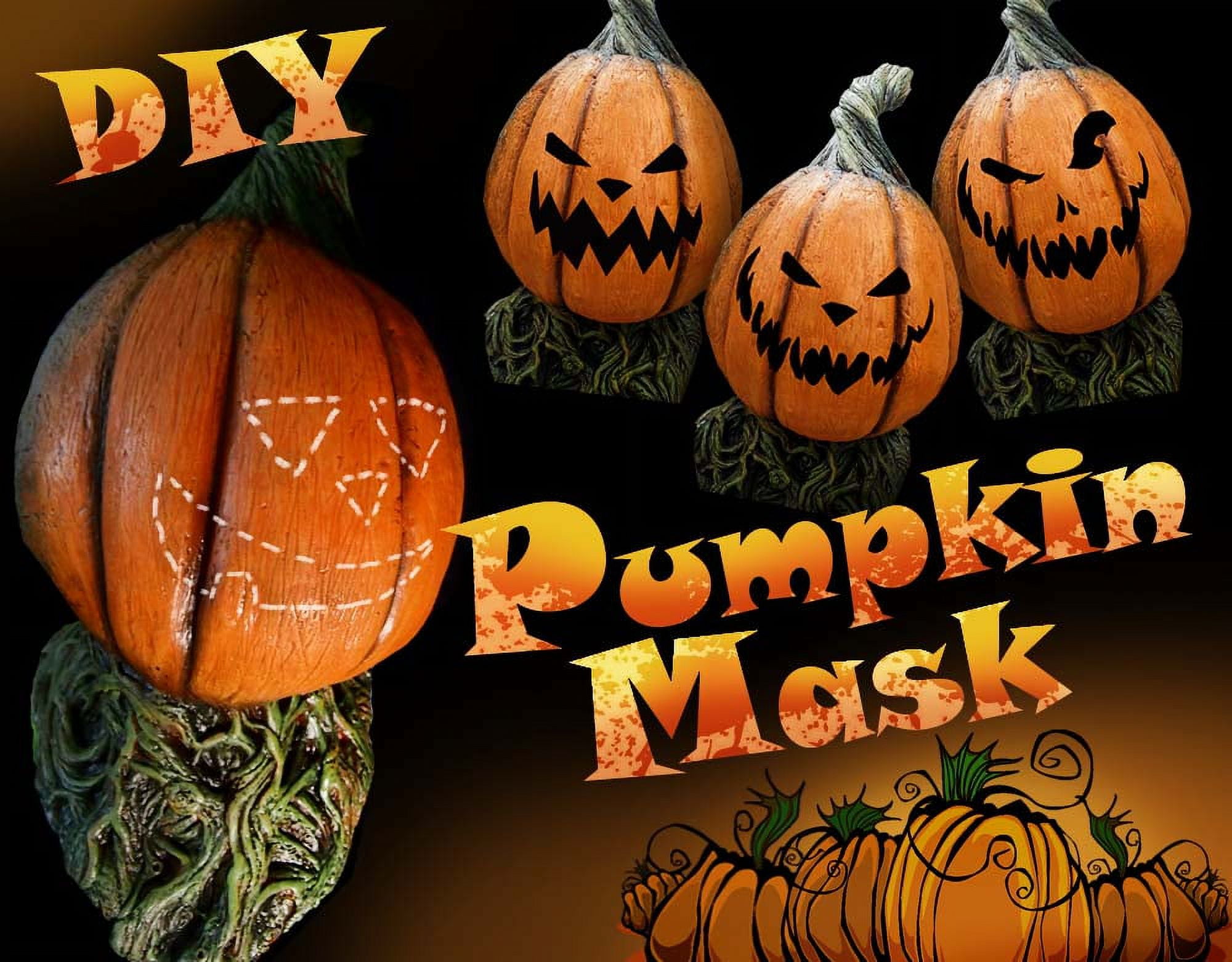 DIY Do It Yourself Pumpkinhead Mask Kit- Lord Grimley's Manor Halloween ...