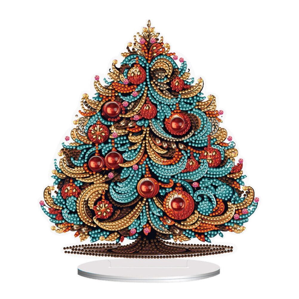 DIY Dot Diamond Ornaments Diamond Painting Christmas Tree Creative ...