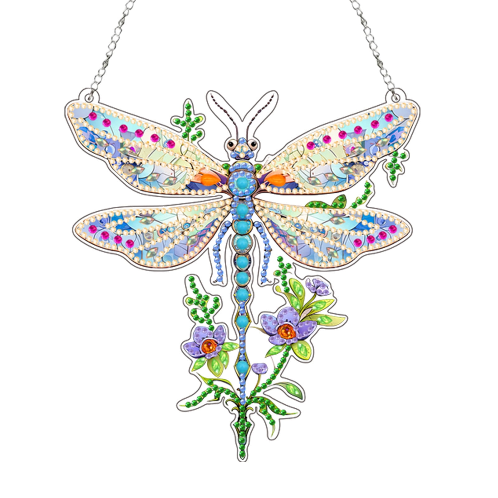 DIY Dot Diamond Pendant Diamond Art Painting Creative Design Pvc Home ...