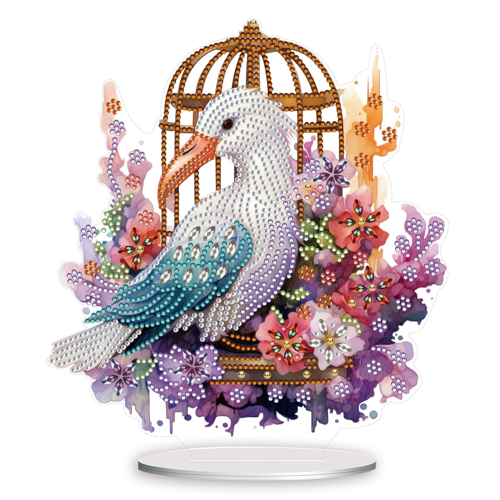 DIY Dotted Diamond Ornaments, Diamond Art Paintings, Creative Duck ...