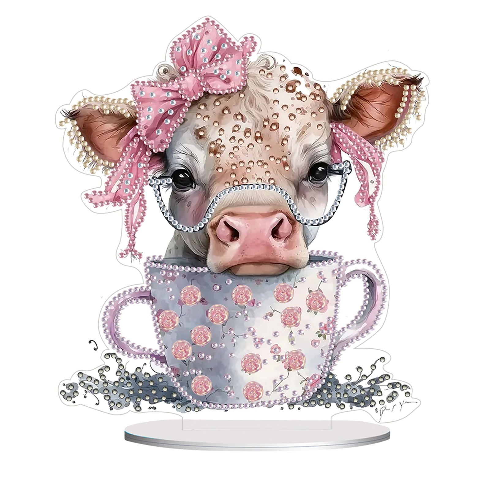 DIY Dotted Diamond Ornaments Diamond Art Painting Acrylic Home ...