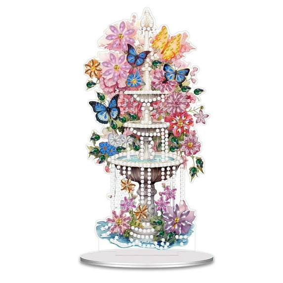 DIY Dotted Diamond Ornaments Diamond Art Painting Acrylic Home ...