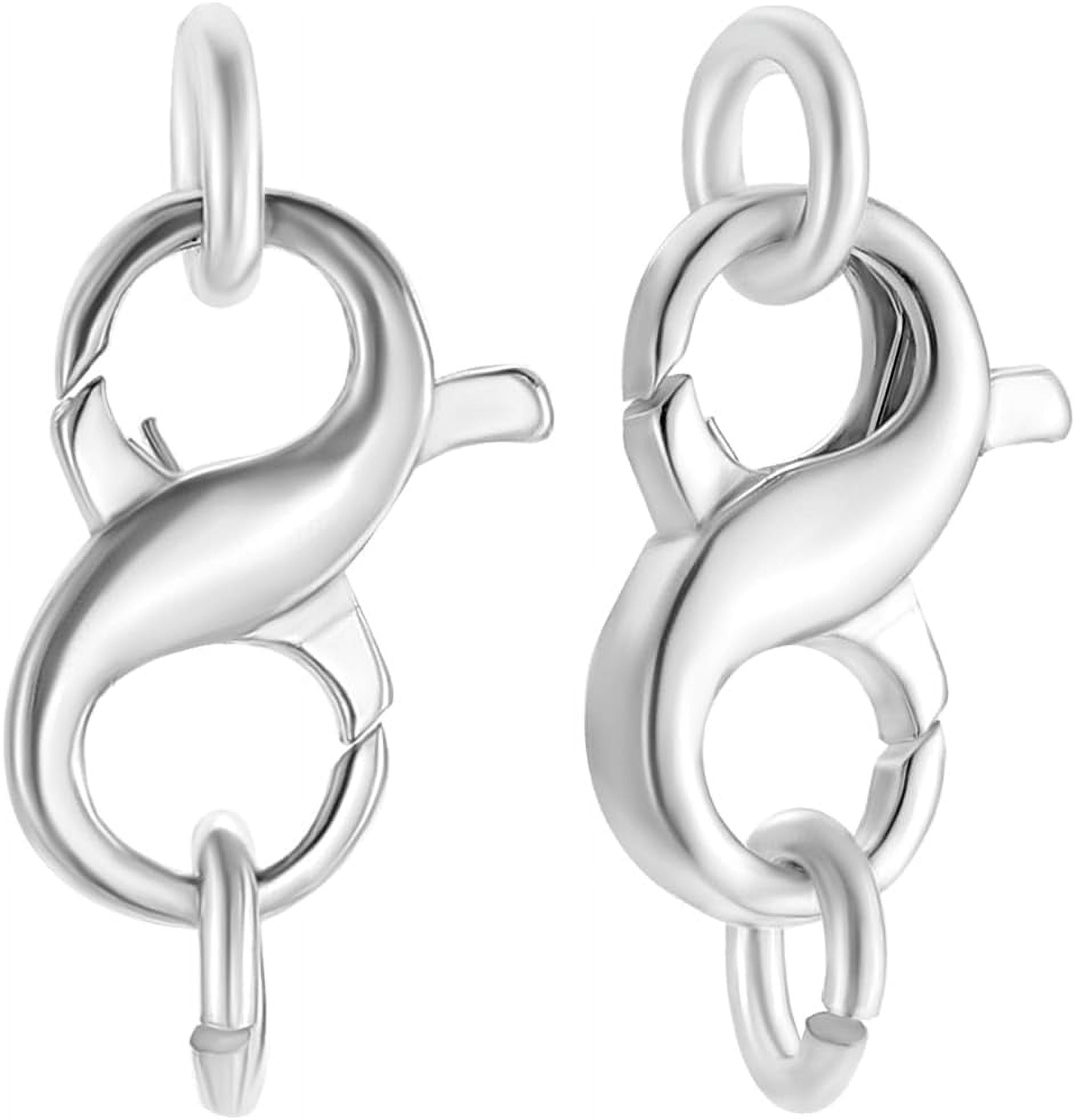 DIY Double Opening Lobster Clasps 925 Sterling Silver Claw Clasps 16mm ...