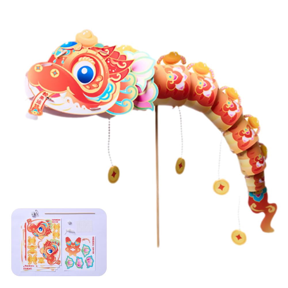 DIY Dragon Snake Lantern Kit - Traditional Good Luck Symbol for Homes ...