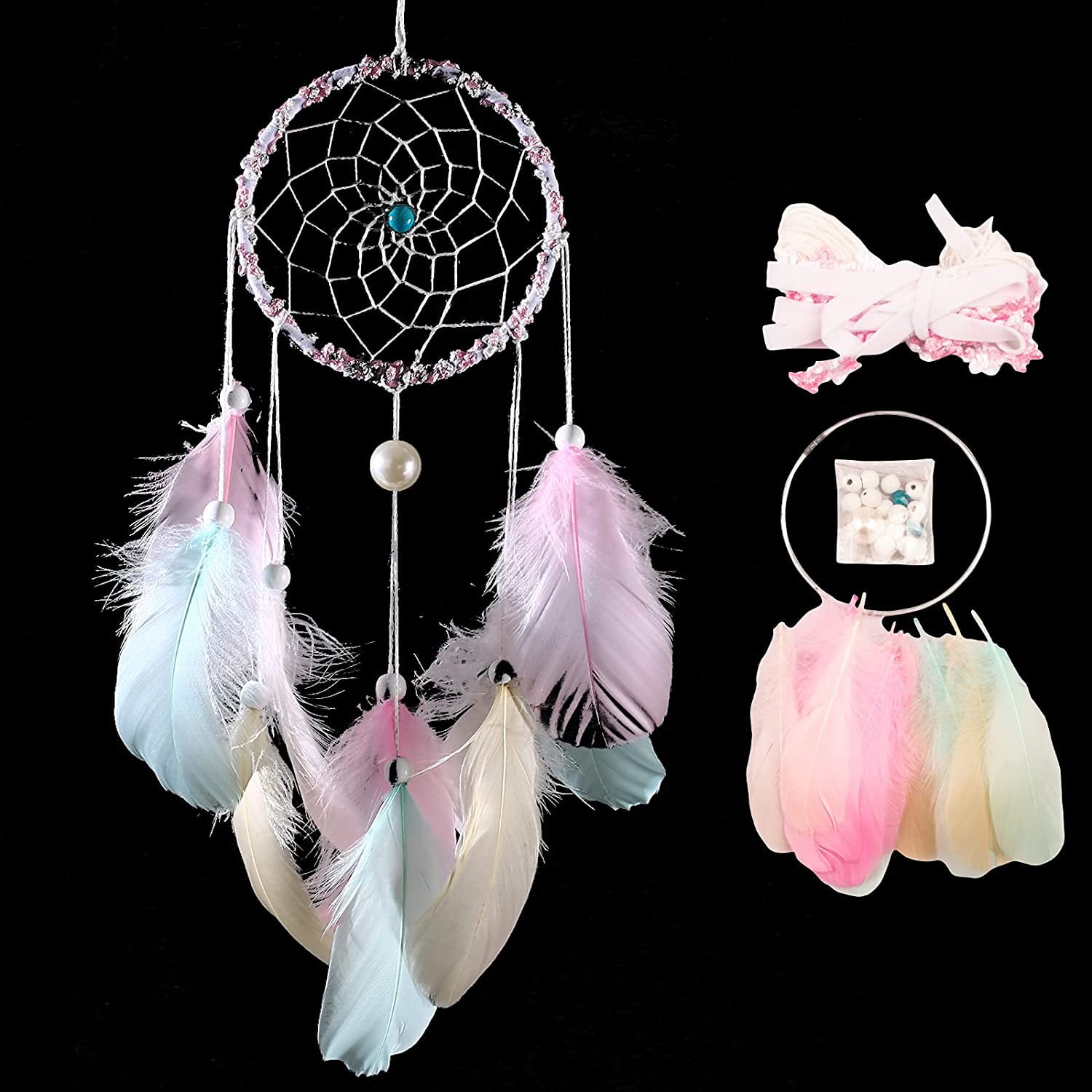 DIY Dream Catcher Kit - Making Dream Catcher Supplies Craft Kit for ...