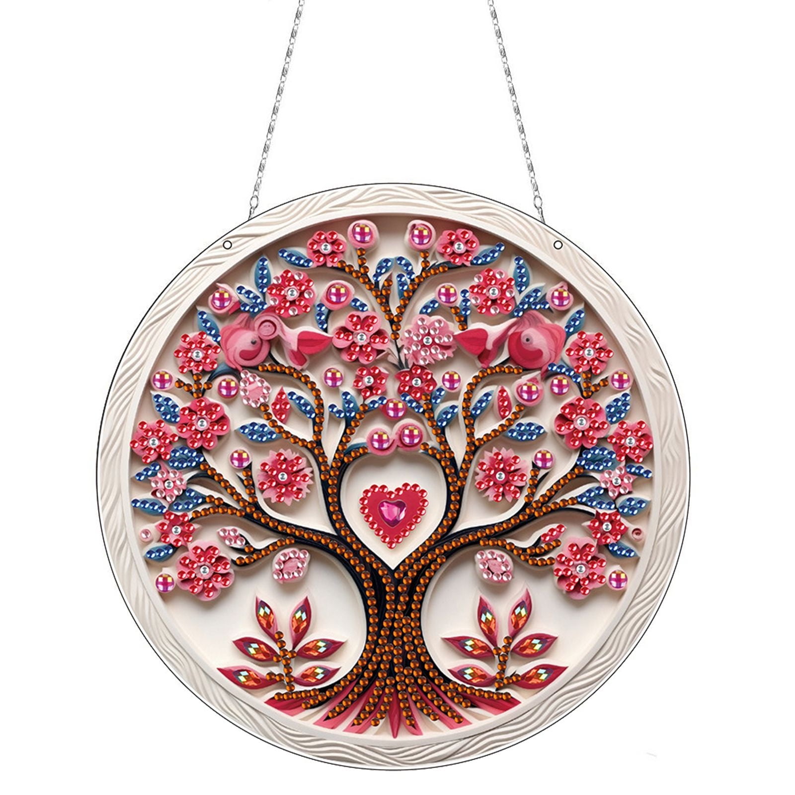 DIY Drilling Pendant Diamond Art Painting Round Home Decoration Pendant ...