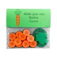 DIY Easter Button Ornament Making Set,Craft Buttons Kit with BUnny/Egg/Carrot, Fun Holiday ...