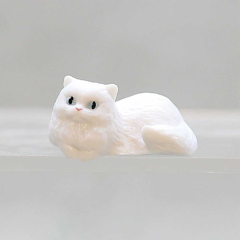 DIY Edge Cat Figurines Simulation Resin Cat Refrigerator Sticker ...