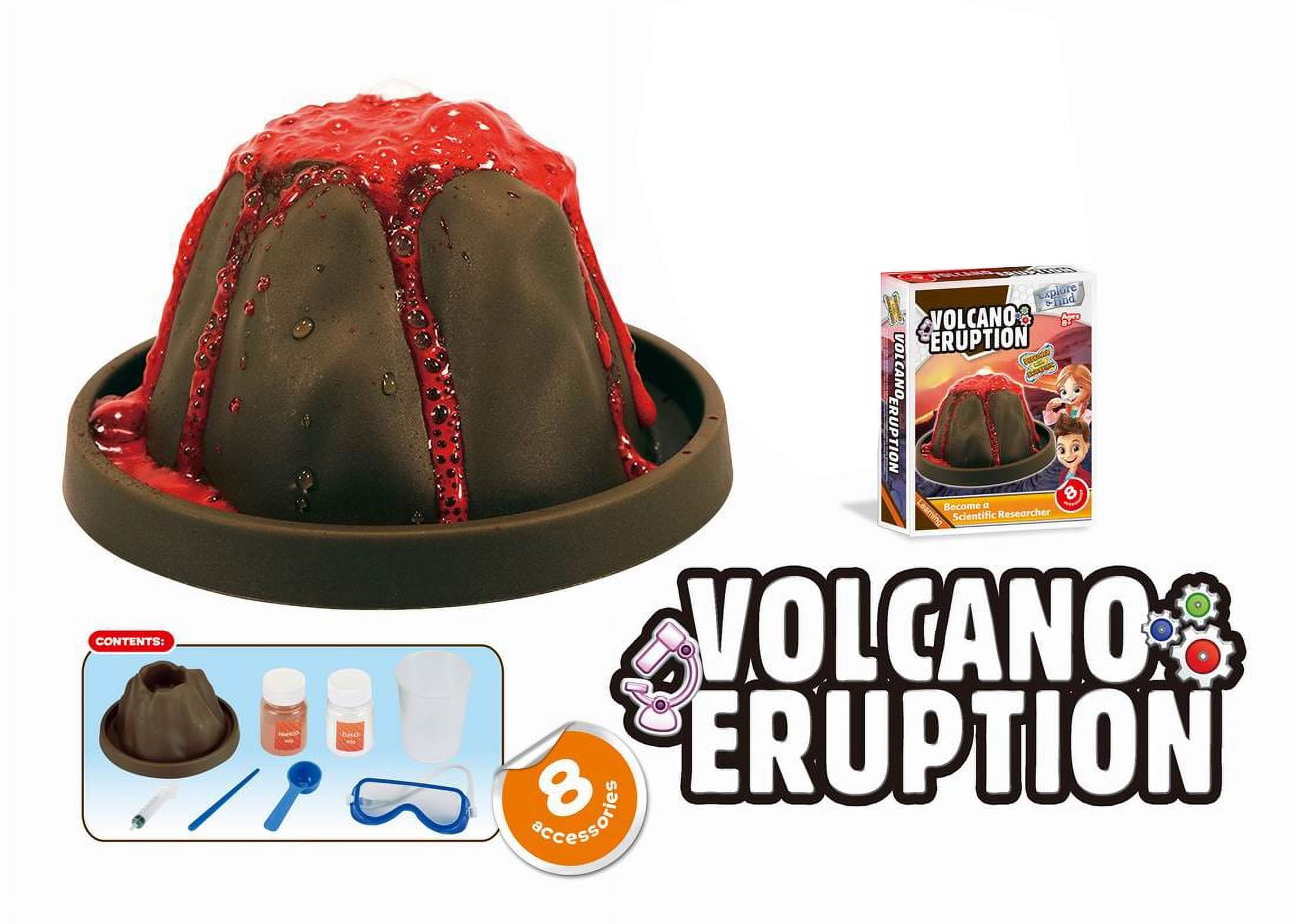 DIY Educative Science Kits - Ultimate Kids Volcano Eruption Experiment ...