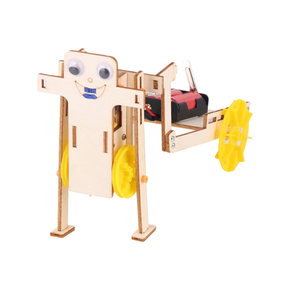 DIY Electric Cart Pulling Robot Model Educational Students Science ...