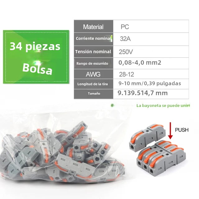 DIY Electrical Wire Connector GO Quick Splicing Multiplex Butt Compact ...