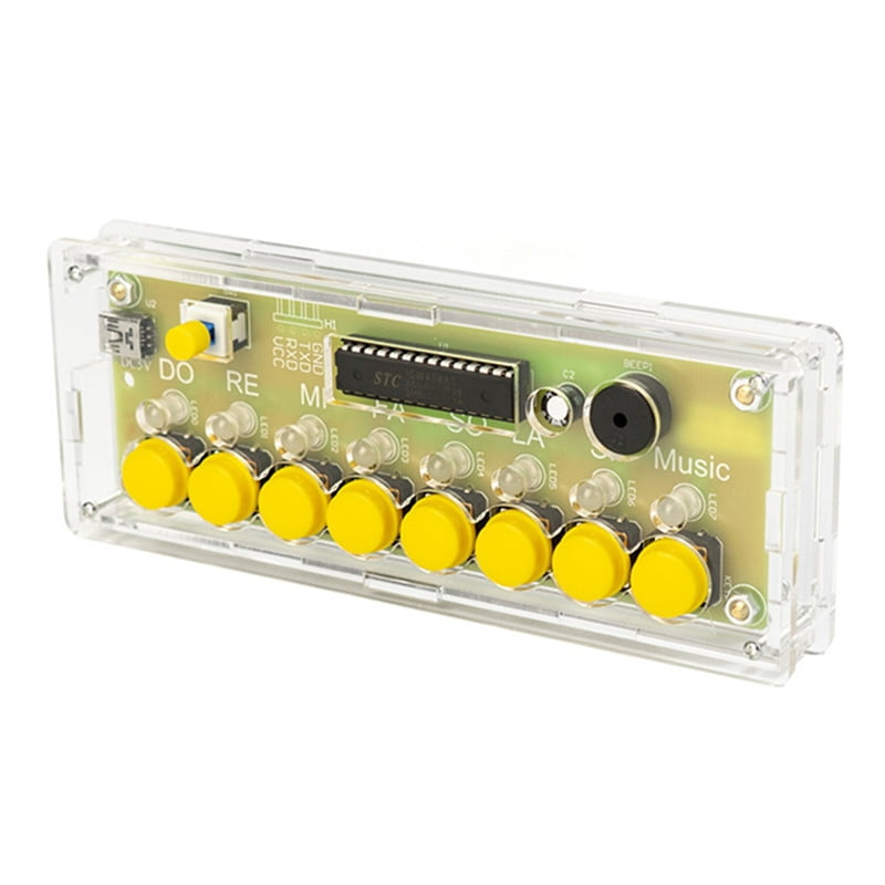DIY Electronic Kit DIY 8 Keys Electronic Piano Kit Musical Note Circuit ...