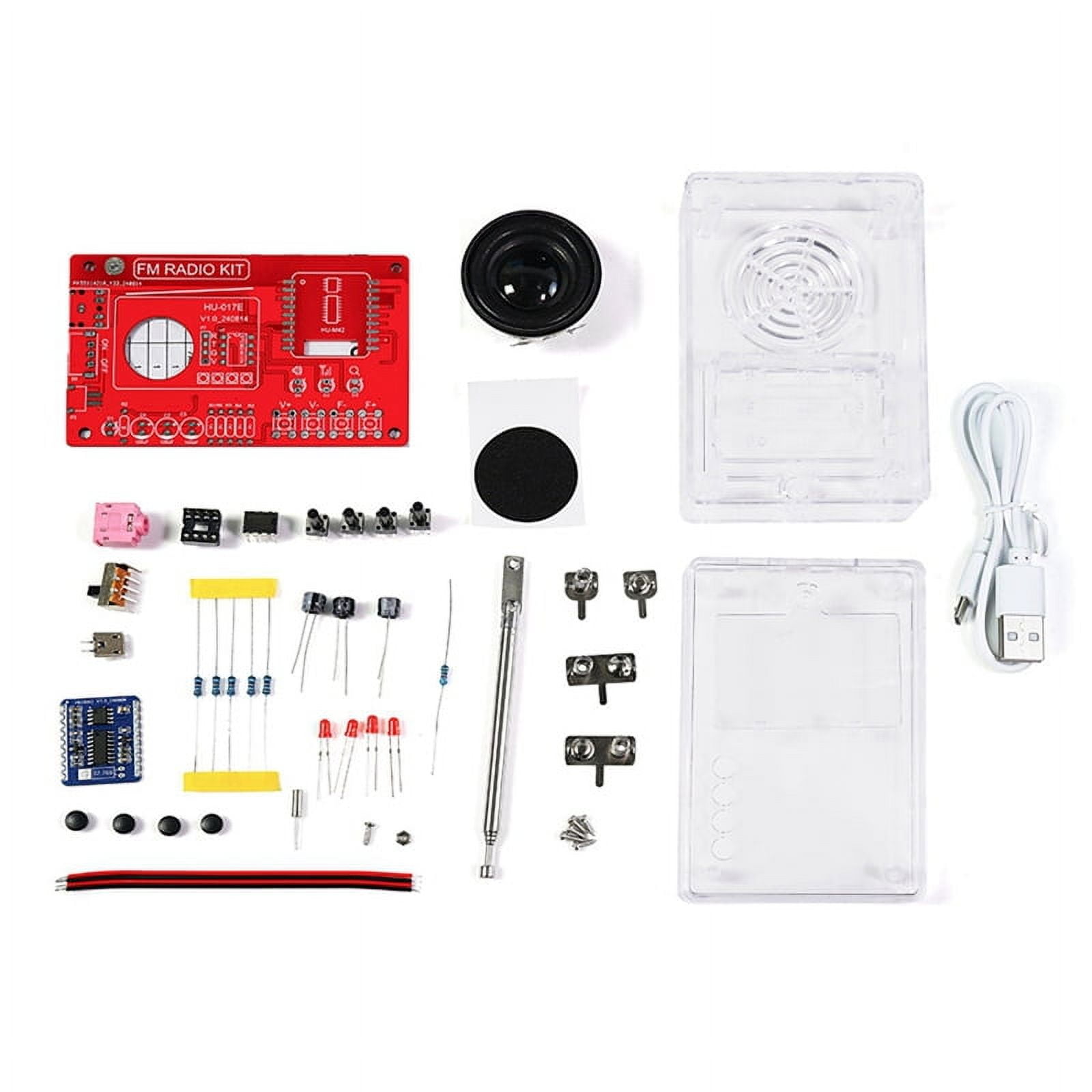 DIY Electronic Kit FM Radio Production Kit Circuit Board Making Loose ...