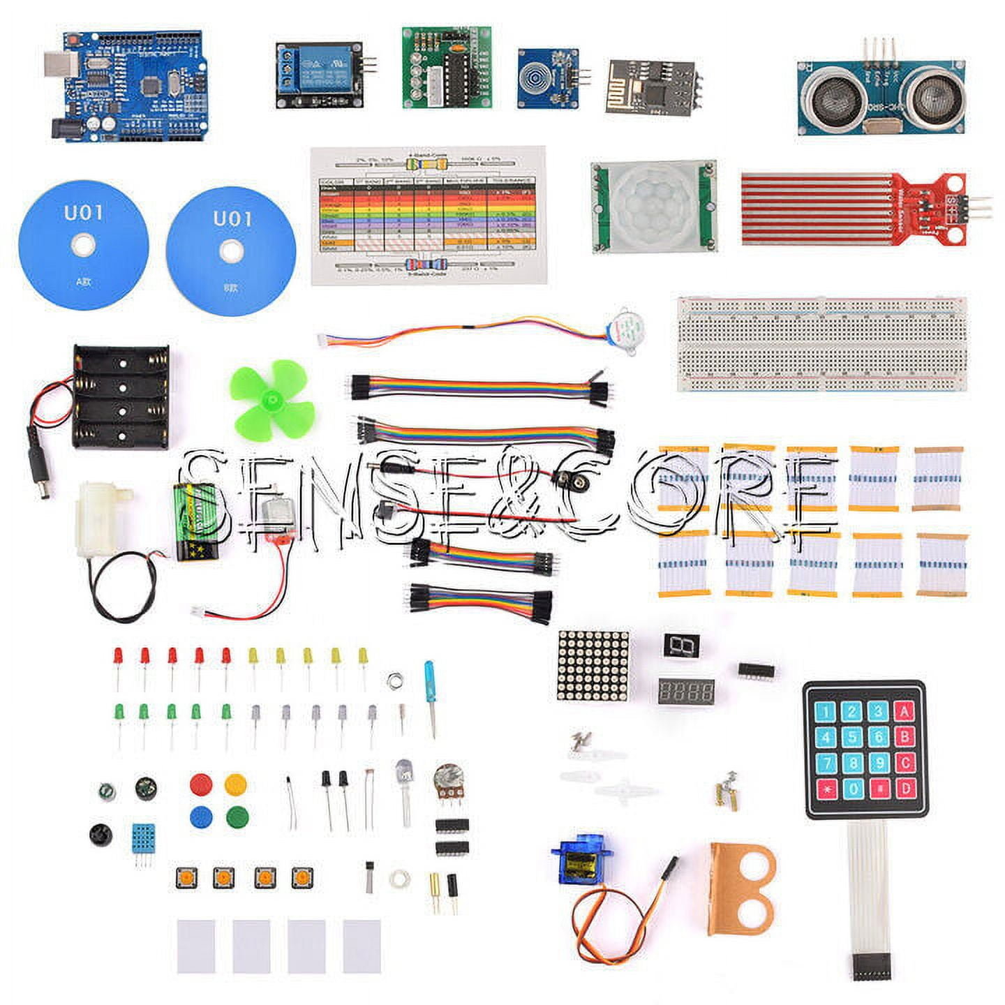 DIY Electronics Starter Kit for Arduino UNO R3 Atmega328P CH340G ...