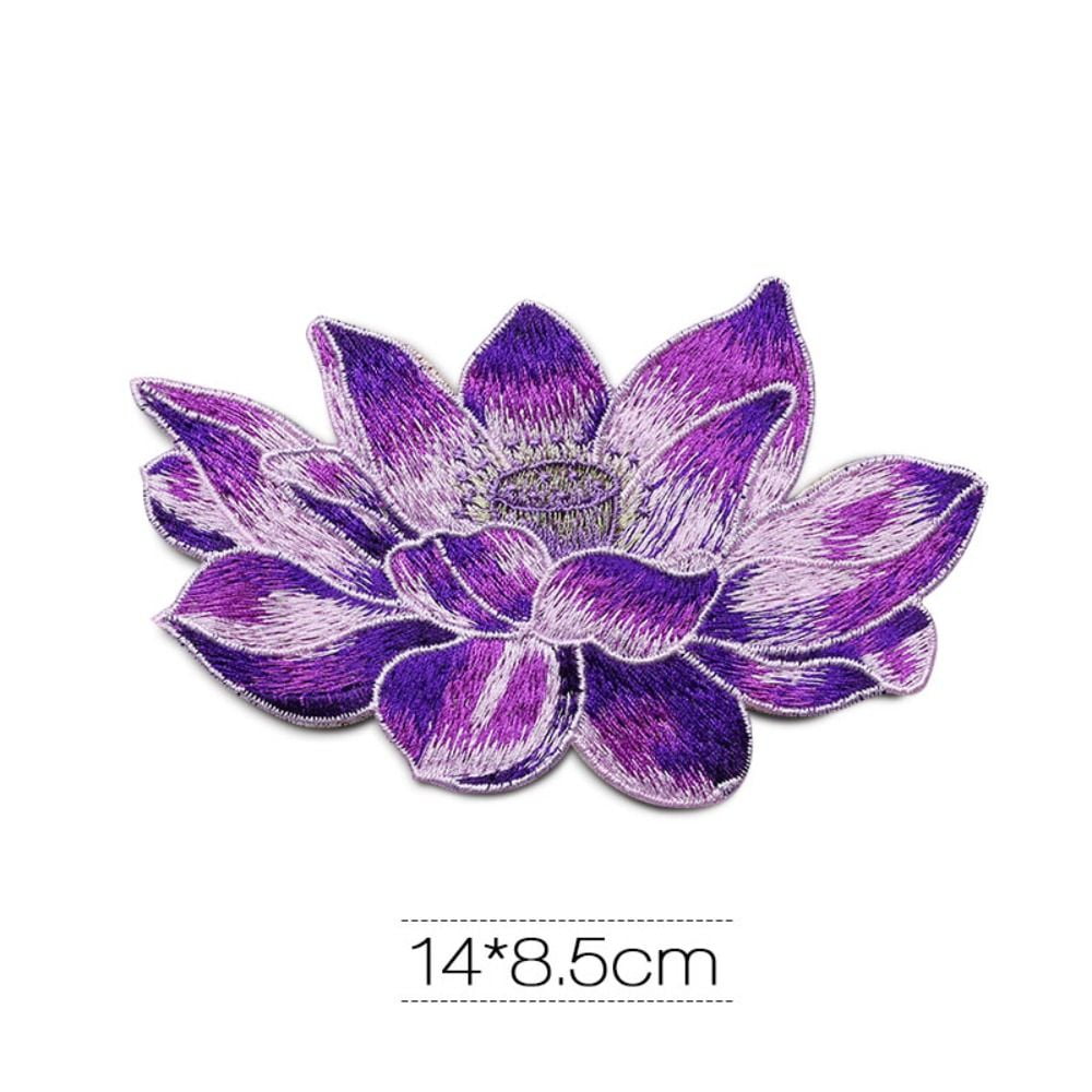 DIY Embroidered Patches Colorful Floral Embroidery Patches Long String ...