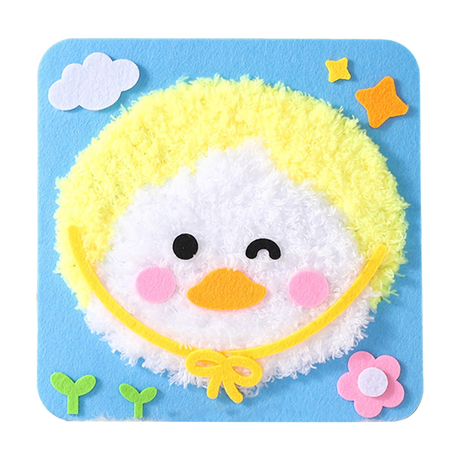 DIY Embroidery Doll Set Cartoon Animal Sewing Craft Kit Children's ...