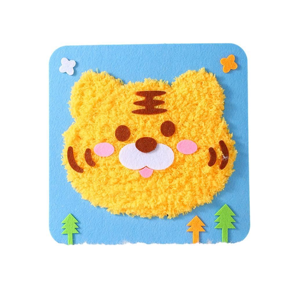 DIY Embroidery Doll Set, Cartoon Animal Sewing Craft Kit - Walmart.com