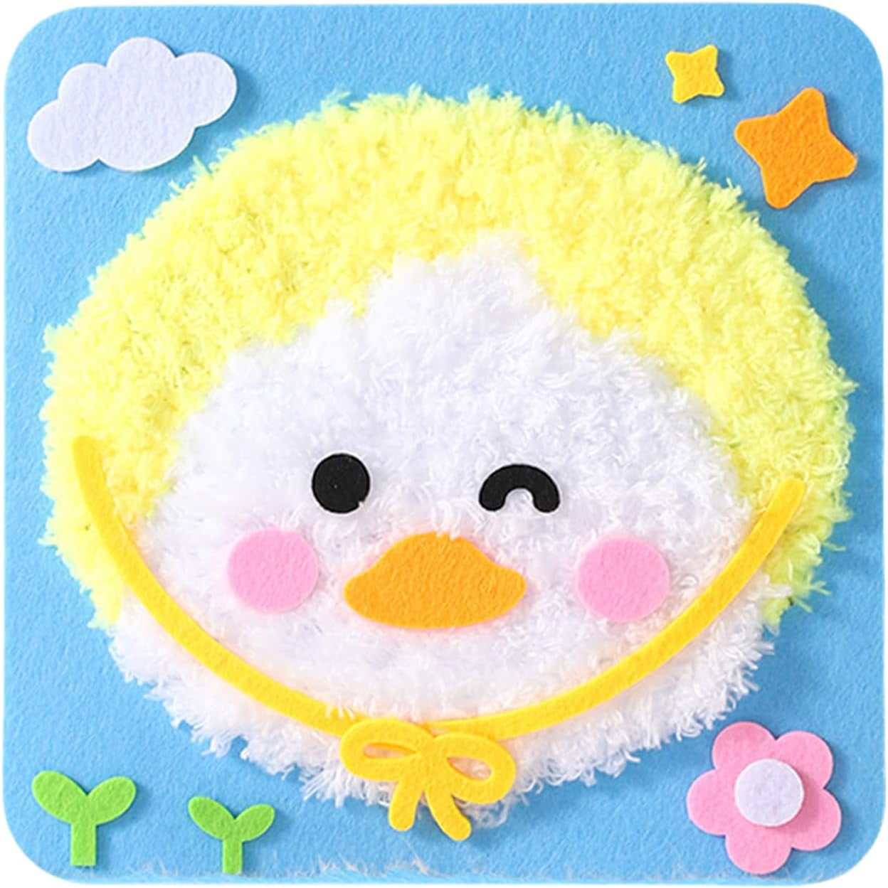 DIY Embroidery Doll Set for Kids, Sewing Arts and Crafts Kit, Easy to ...