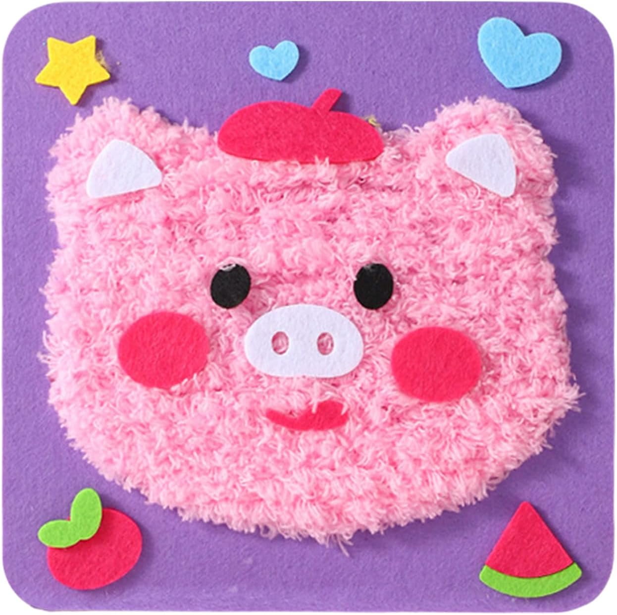 DIY Embroidery Doll Set for Kids, Sewing Arts and Crafts Kit, Easy to ...