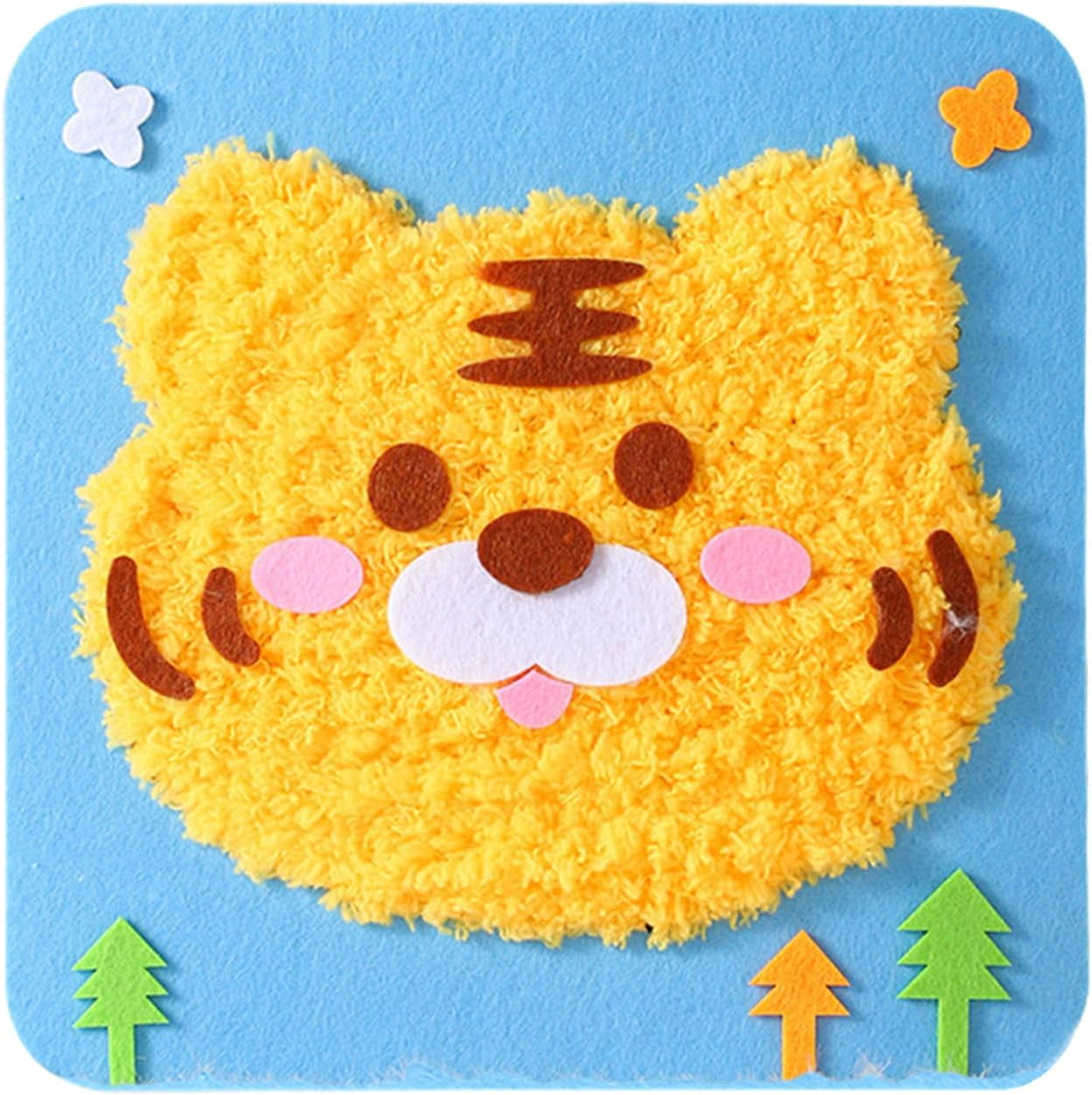 DIY Embroidery Doll Set for Kids, Sewing Arts and Crafts Kit, Easy to ...